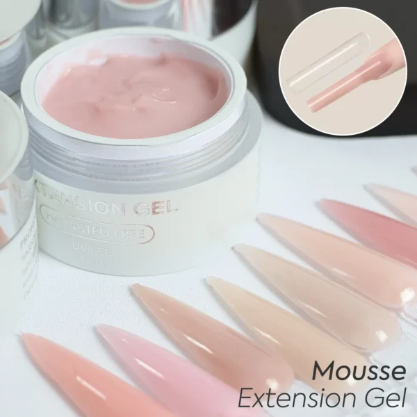 Bulk Mousse Extension Gel Supplier, TPO-Free 24 Colors Nail Extension ...