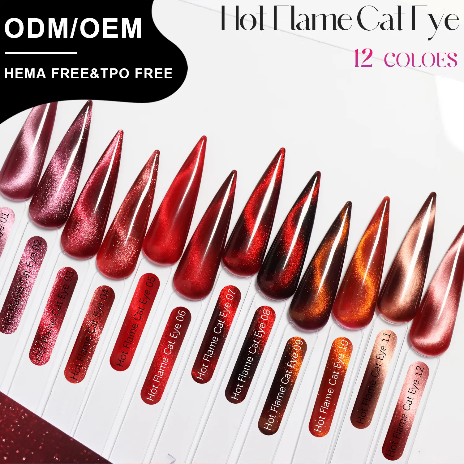 Gel pour yeux de chat à flamme chaude Wholesale, TPO-Free Magnetic Nail ...